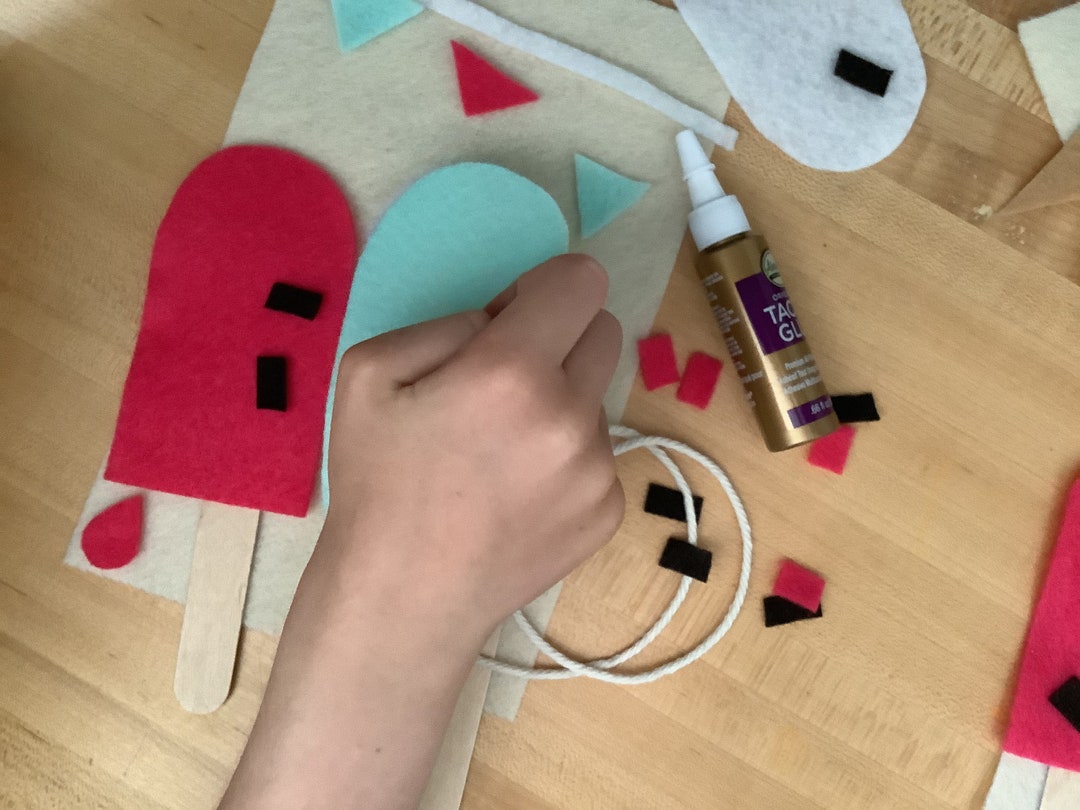 DIY Felt Popsicle Shop Craft Kit - Kids Activity - Etsy