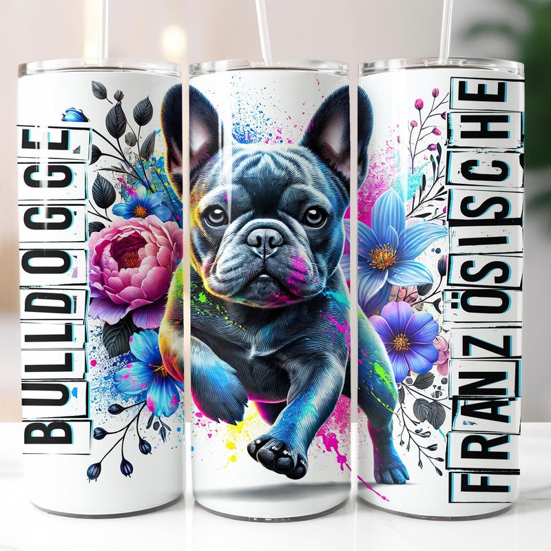 Bulldog Thermal Cup - Etsy