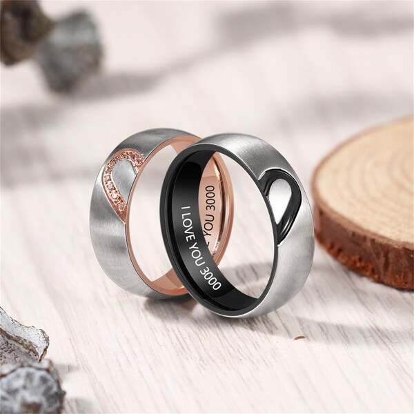 Couple Ring Set - Etsy
