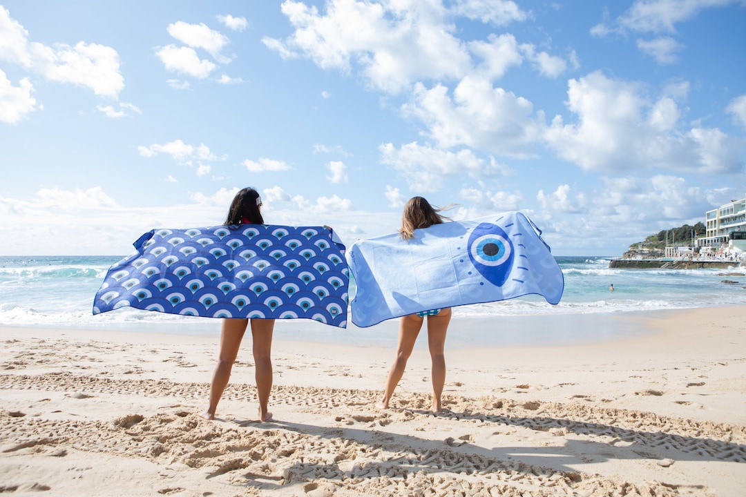 Eyes on You Sand Free Towel - Swim Towel Greek Eye Feature Bondi Beach ...