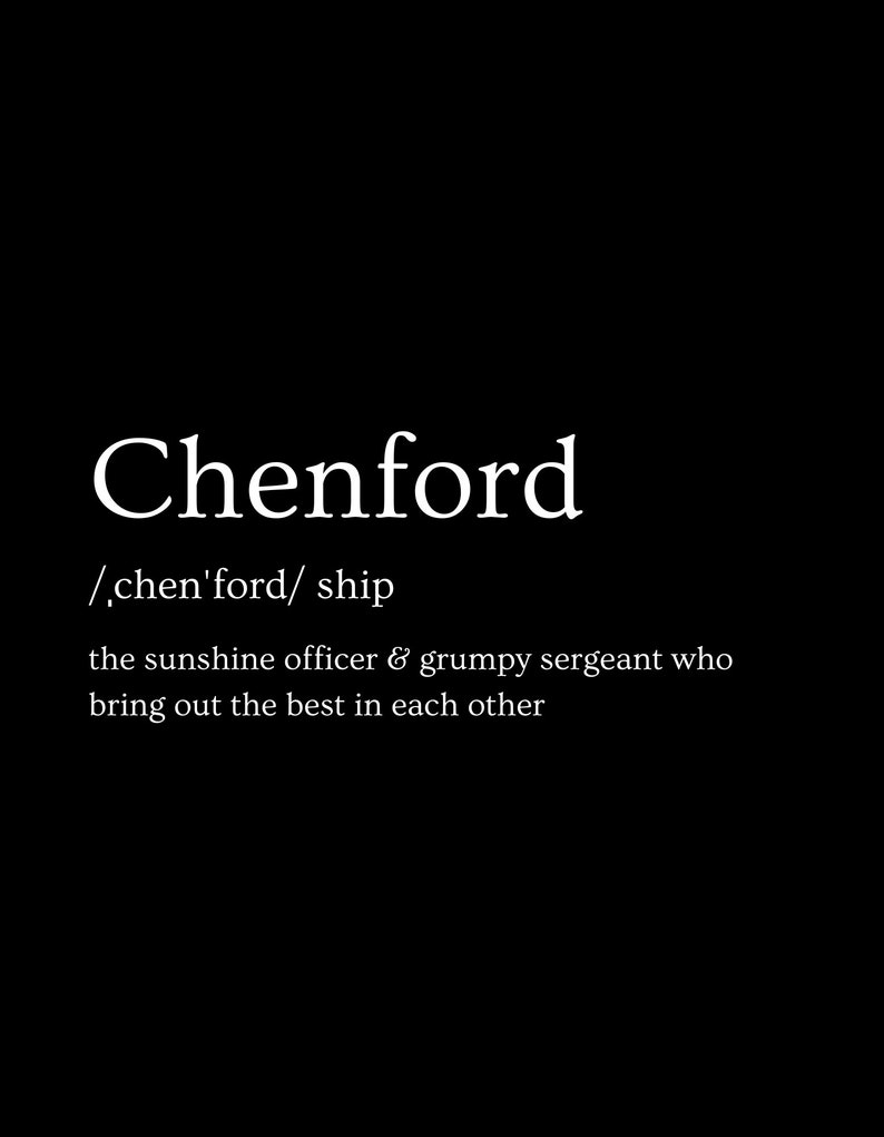 Chenford (fandom Ship) Digital Print - Etsy