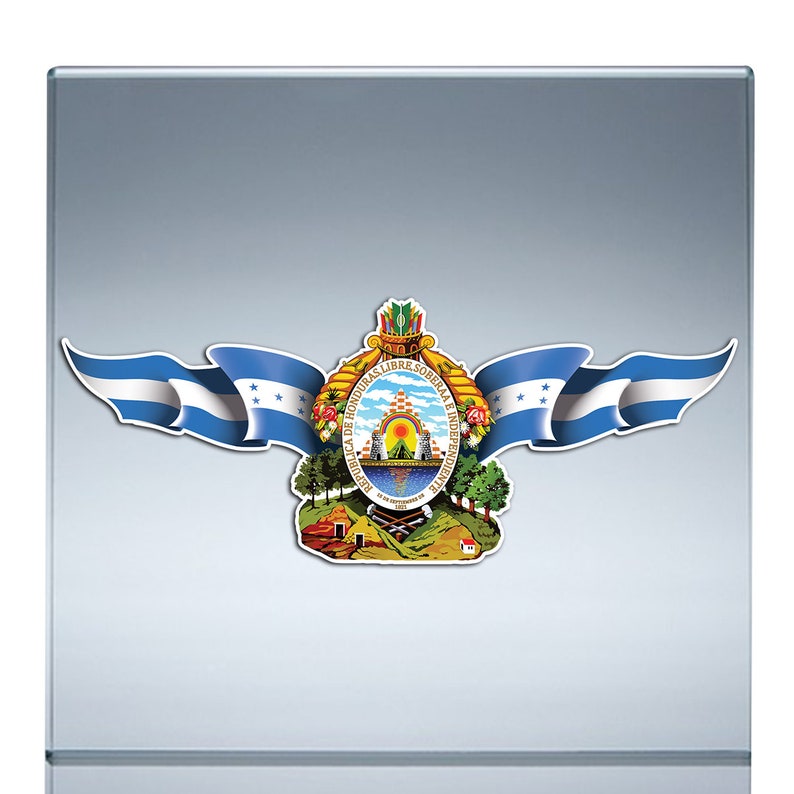 Honduras Flag Decal Sticker Honduras Proud Sticker Decal Calcomania ...