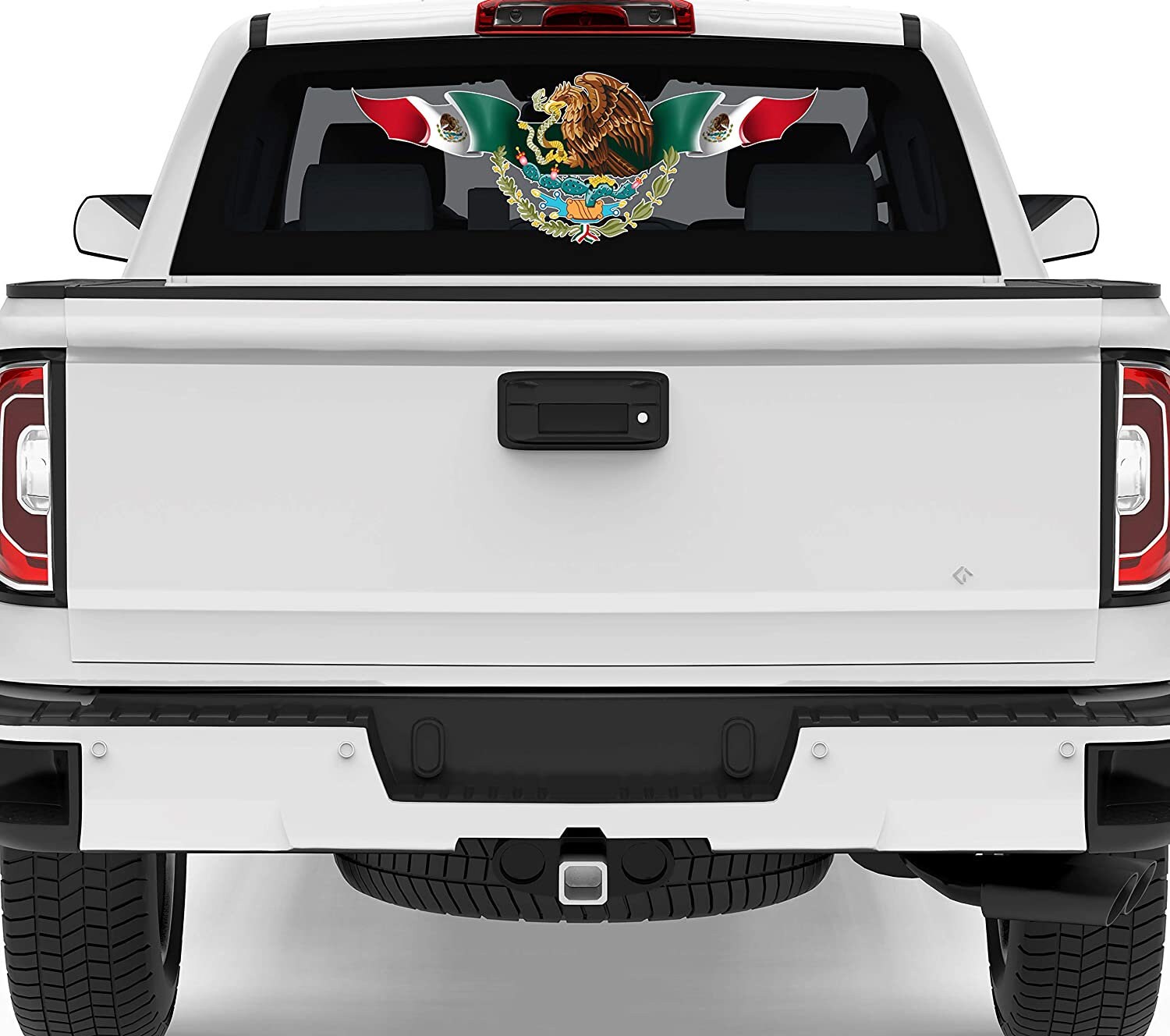 Mexico Map Eagle Republica Mexicana Bandera Flag Mexican Decal Sticker ...