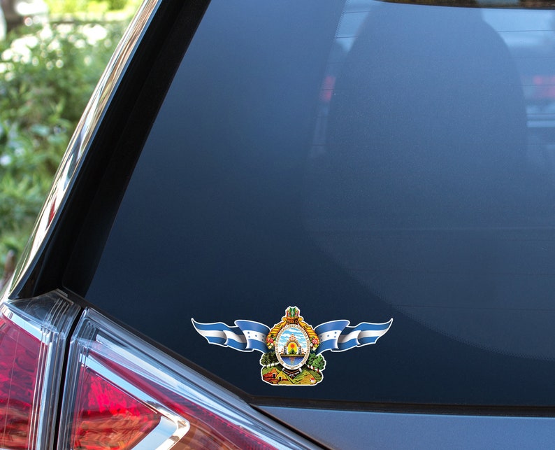 Honduras Flag Decal Sticker Honduras Proud Sticker Decal Calcomania ...