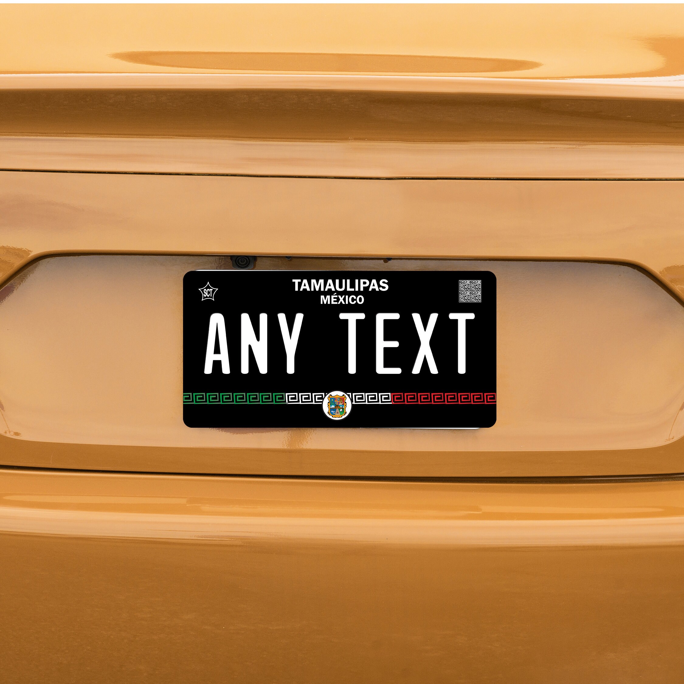 Personalized Car Plate Sticker 4x2 Mexico Car Plates of the States of ...