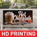 Hot Chocolate 13 Oz Heavy Duty Vinyl Banner Sign With Metal Grommets ...