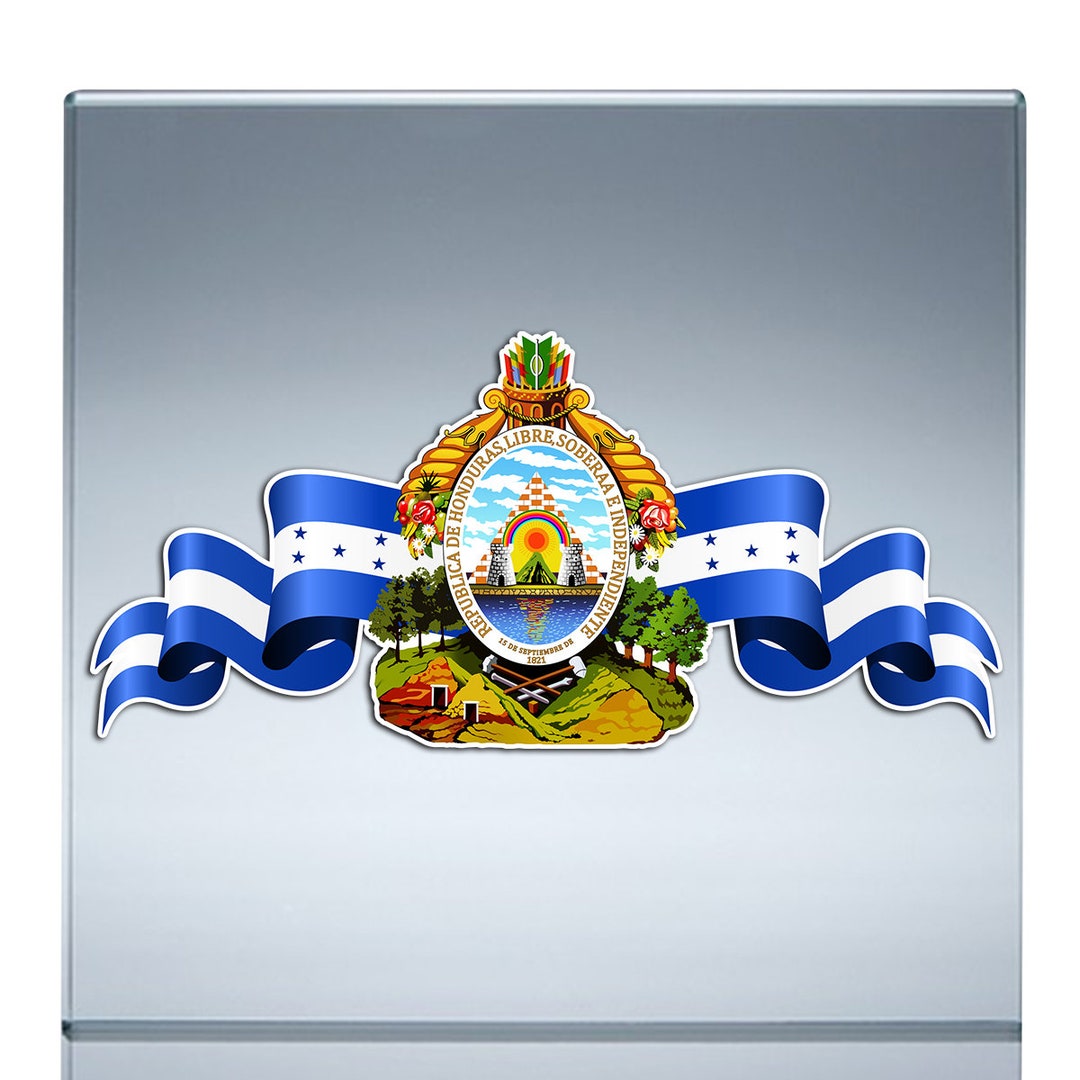Honduras Flag Decal Sticker Honduras Proud Sticker Decal Calcomania ...