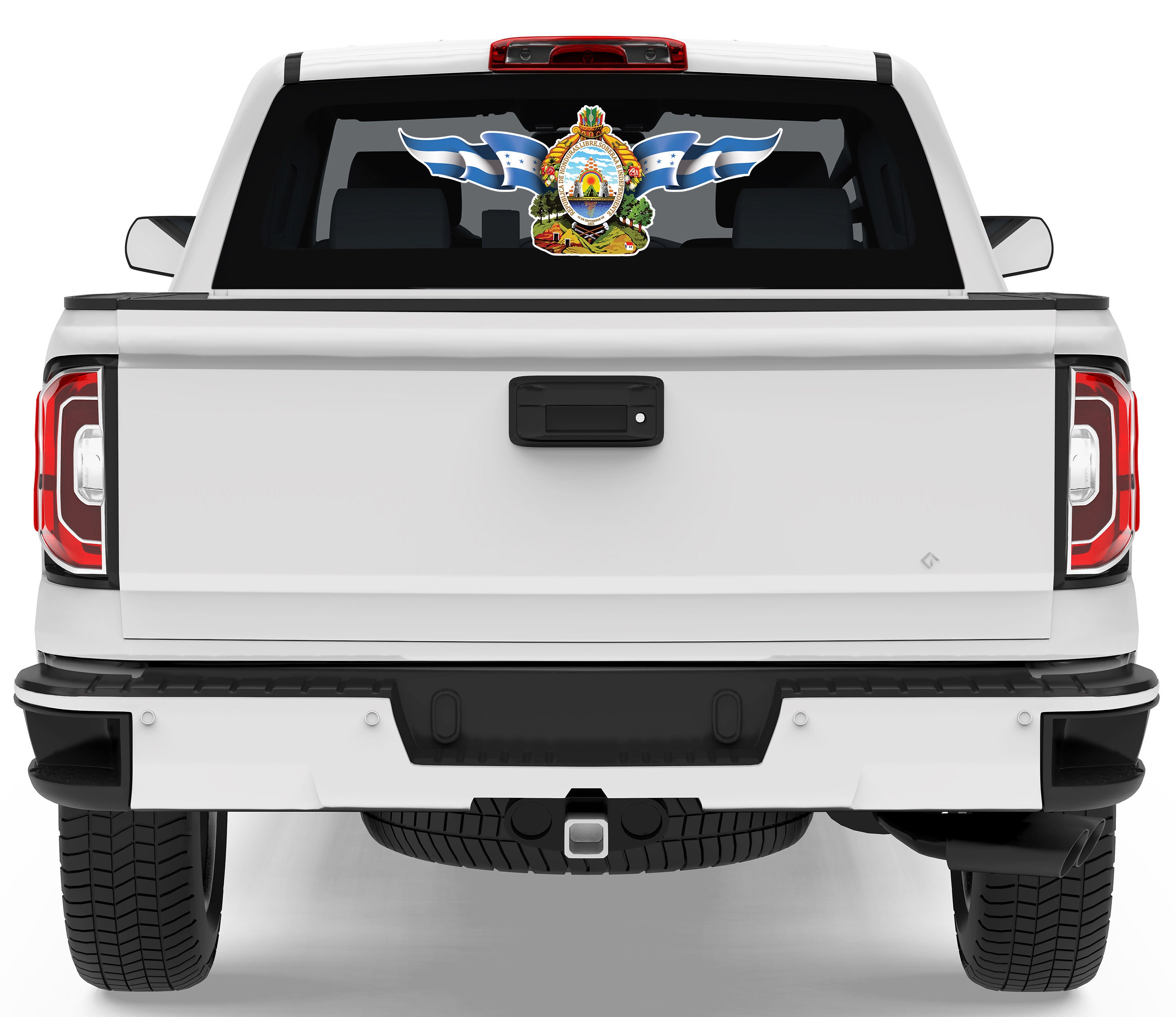 Honduras Flag Decal Sticker Honduras Proud Sticker Decal Calcomania ...