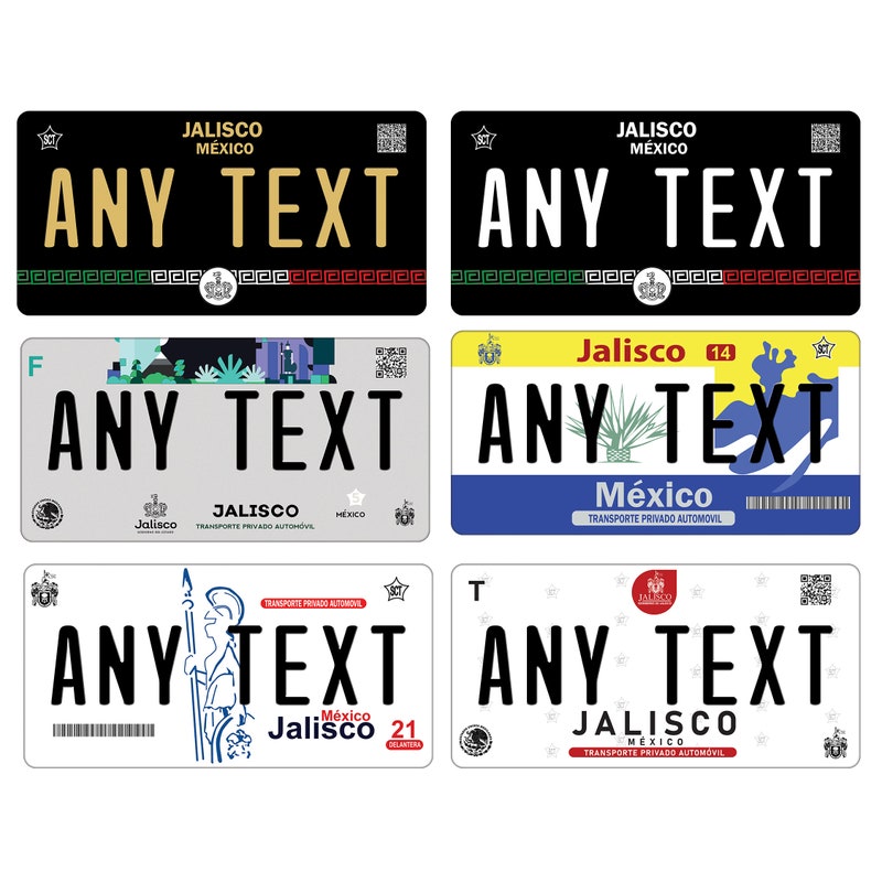 Mexican Car Plates Custom - Etsy
