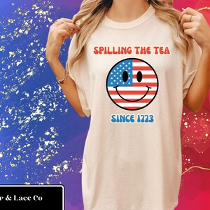 Retro 4th of July PNG, Spilling the Tea Since 1776, Independence Day ...