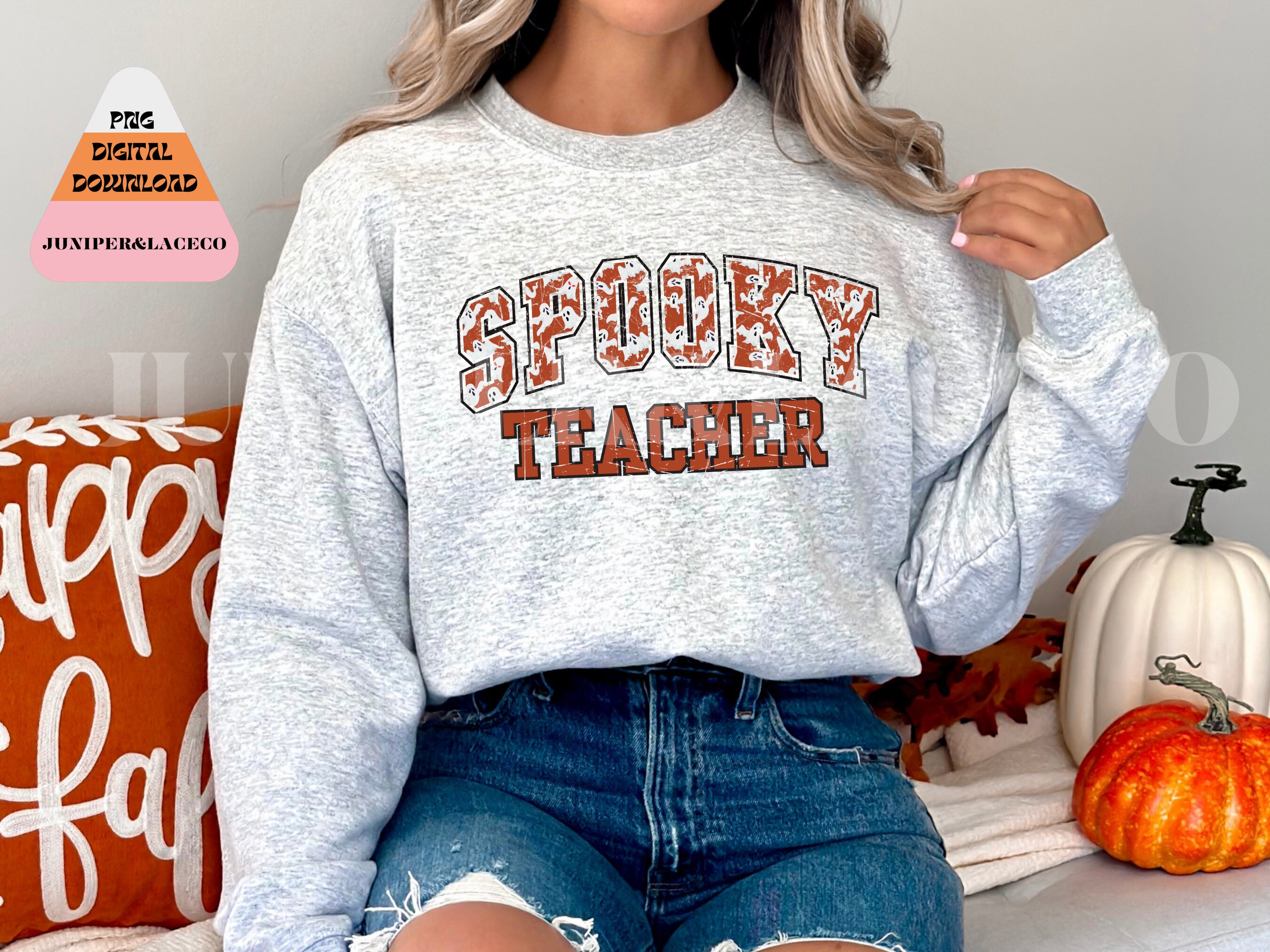 Spooky Teacher Png File Digital Design Download, Spooky Season Png ...