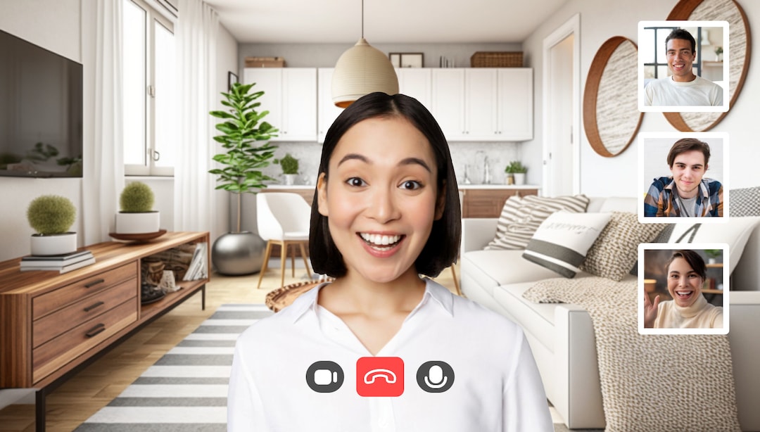 Realistic Zoom Background Virtual Background Modern - Etsy Australia