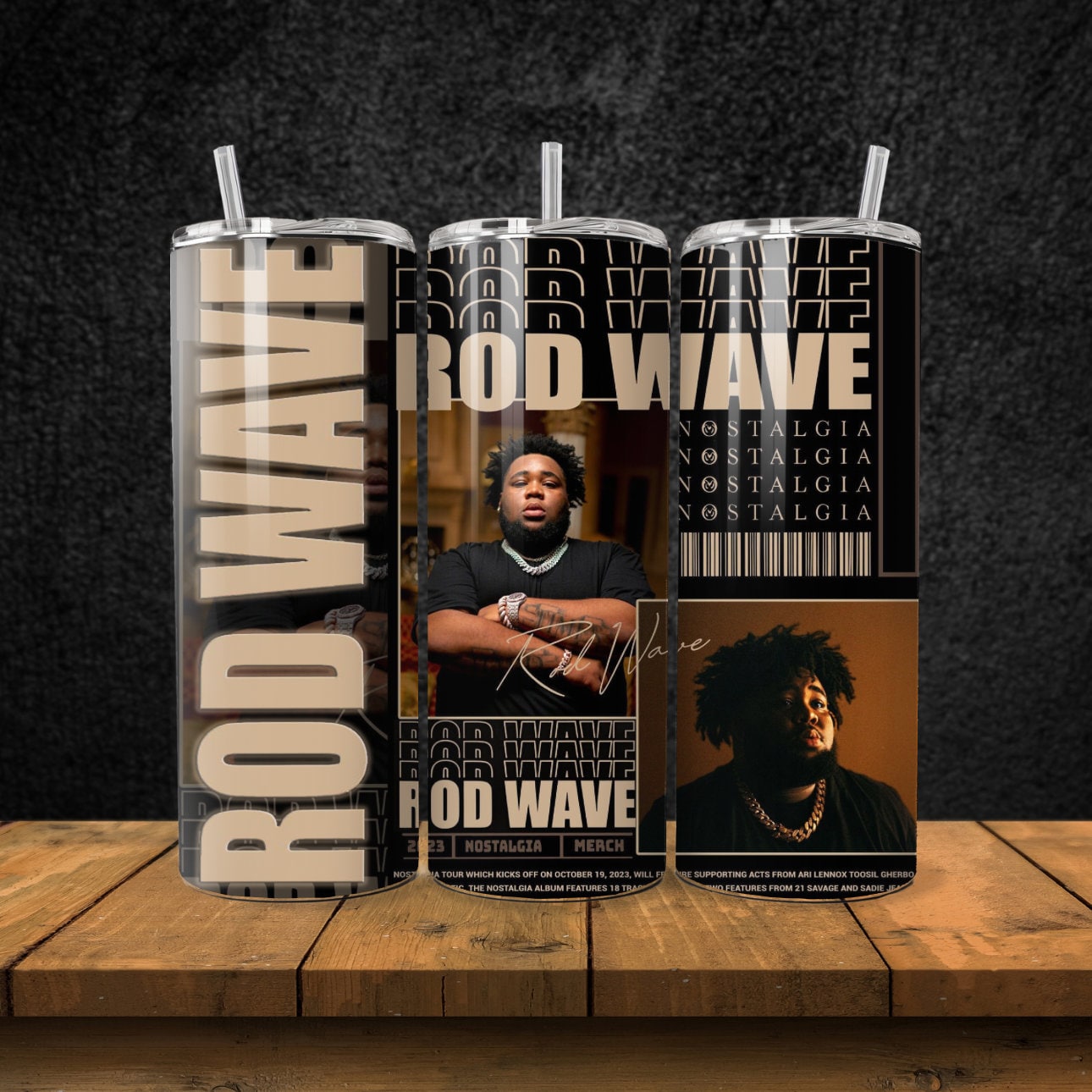 20OZ Skinny Stainless Steel Rod Wave Tumbler - Etsy