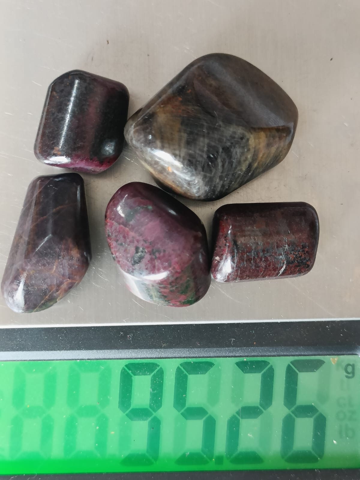 Natural Ruby Corundum,polished Tumbled 95 Grams 5 Pcs - Etsy