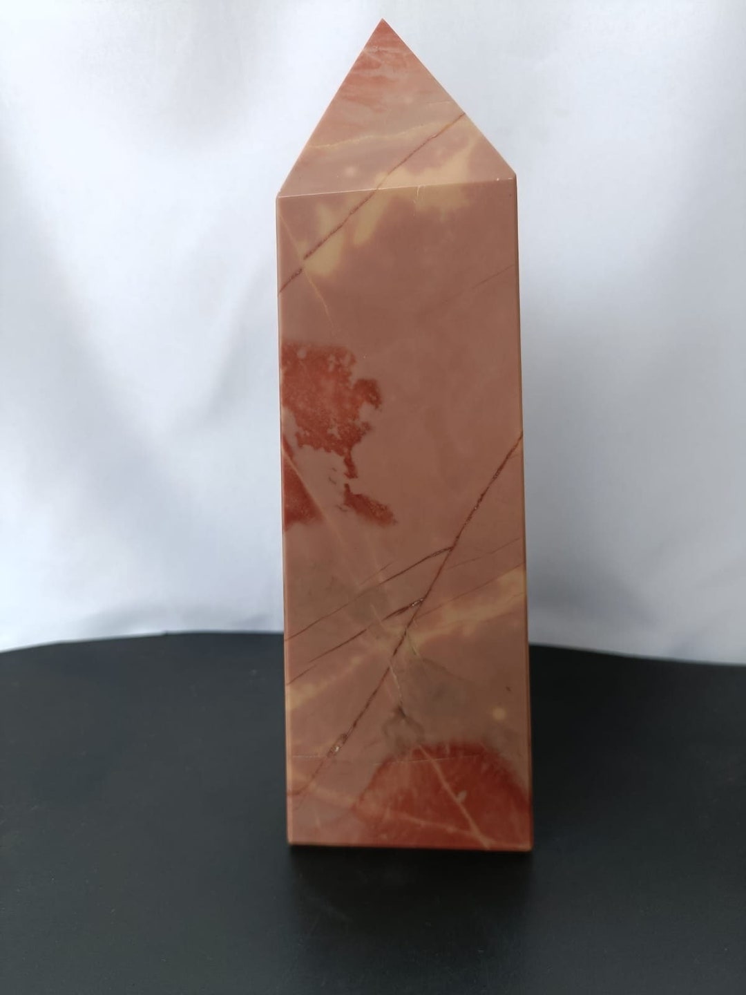 Serpentine Tower Pink Stone Point, 1625g - Etsy