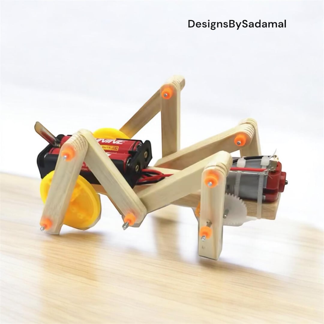 Wooden DIY Spider Robot for Kids and Adults - Wood Building Kits ...