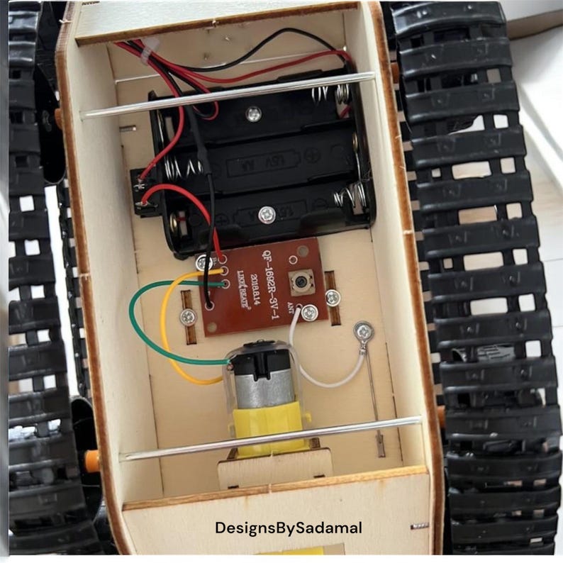 Wooden DIY Rc Tank -DIY Robot for Kids - Science Toys - Remote Control ...