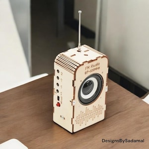 Wooden DIY Radio Building Kit | Radio Broadcast Receiver Model | STEM ...