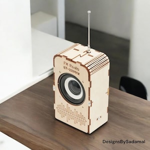 Wooden DIY Radio Building Kit | Radio Broadcast Receiver Model | STEM ...