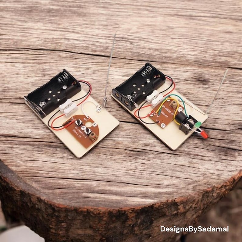 DIY Wireless Telegraph Kit: STEM Electrical Circuit Model- - Etsy