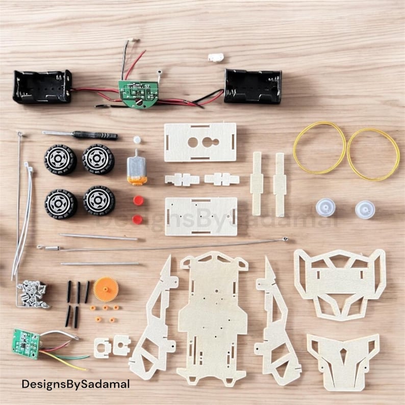 DIY Wooden Remote Control Car Kit: STEM Science Project for Kids - - Etsy