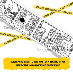 Story Driven True Crime Coloring Book for Adults | Detective Hollow ...