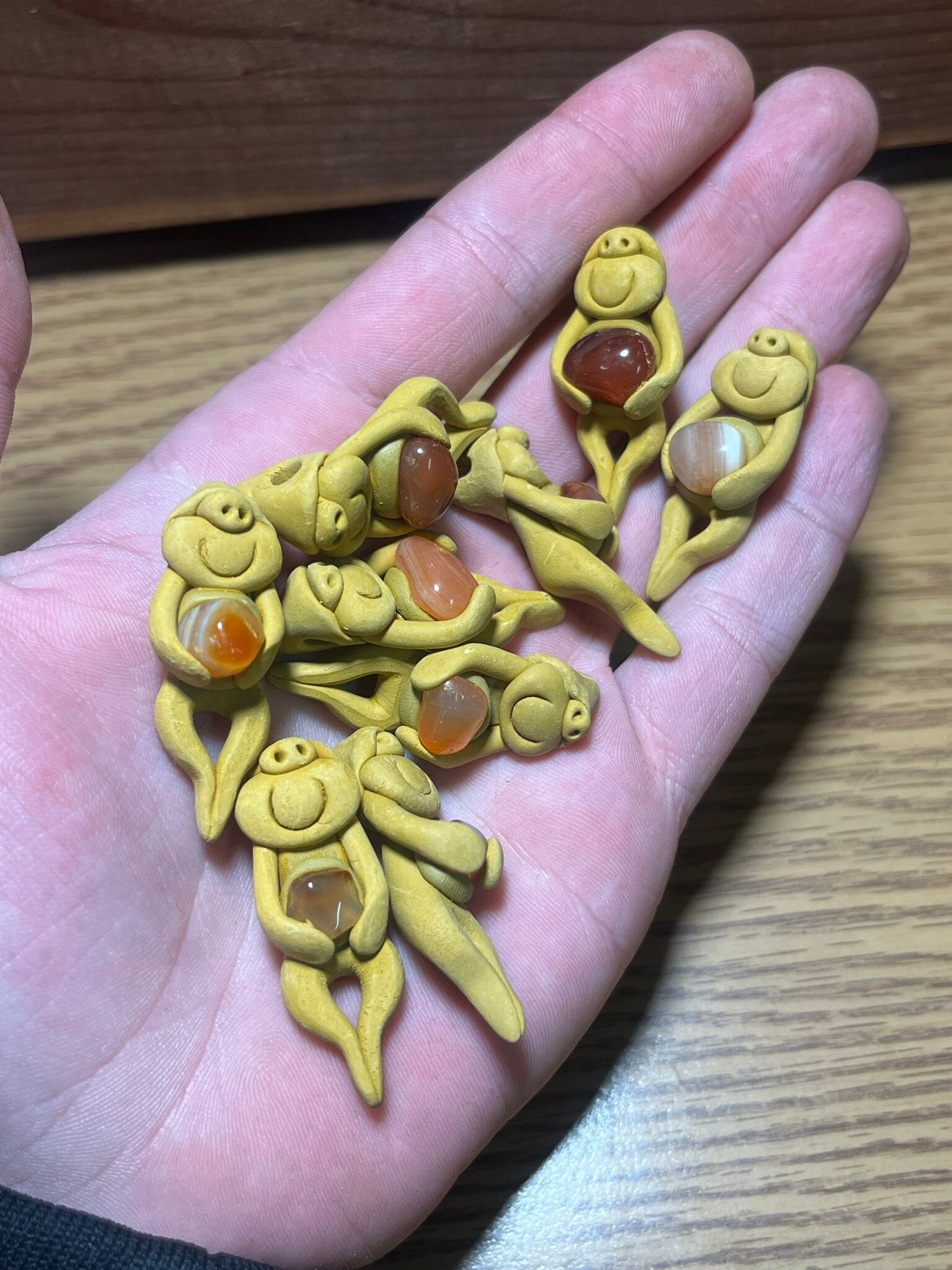 Trolls Clay Troll Sculpture With Crystal Crystals Necklace - Etsy