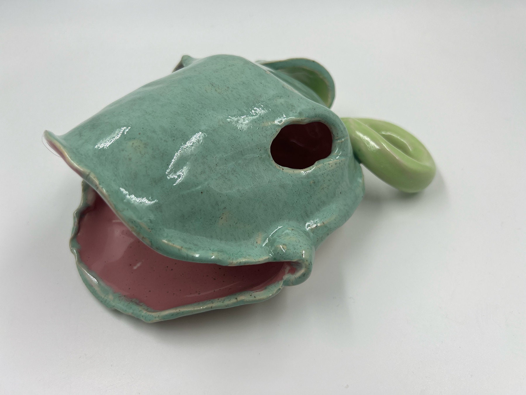 Unique Ceramic Venus Flytrap Hide – Handmade Terrarium Decor - Etsy