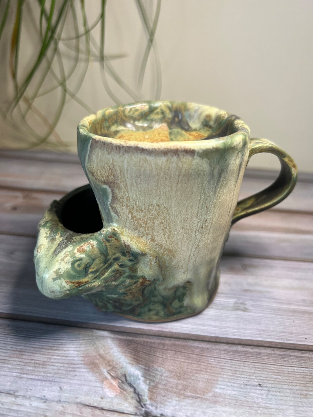 Ceramic Shaving Mug / Bearded Dragon / Lizard - Etsy