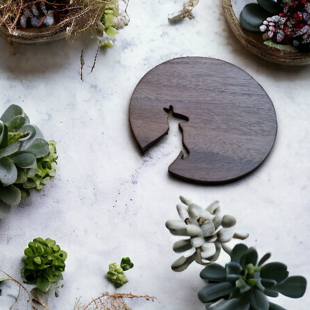 Australian Animals 3D Coasters Set Wildlife Kangaroo Koala Cockatoo Emu ...