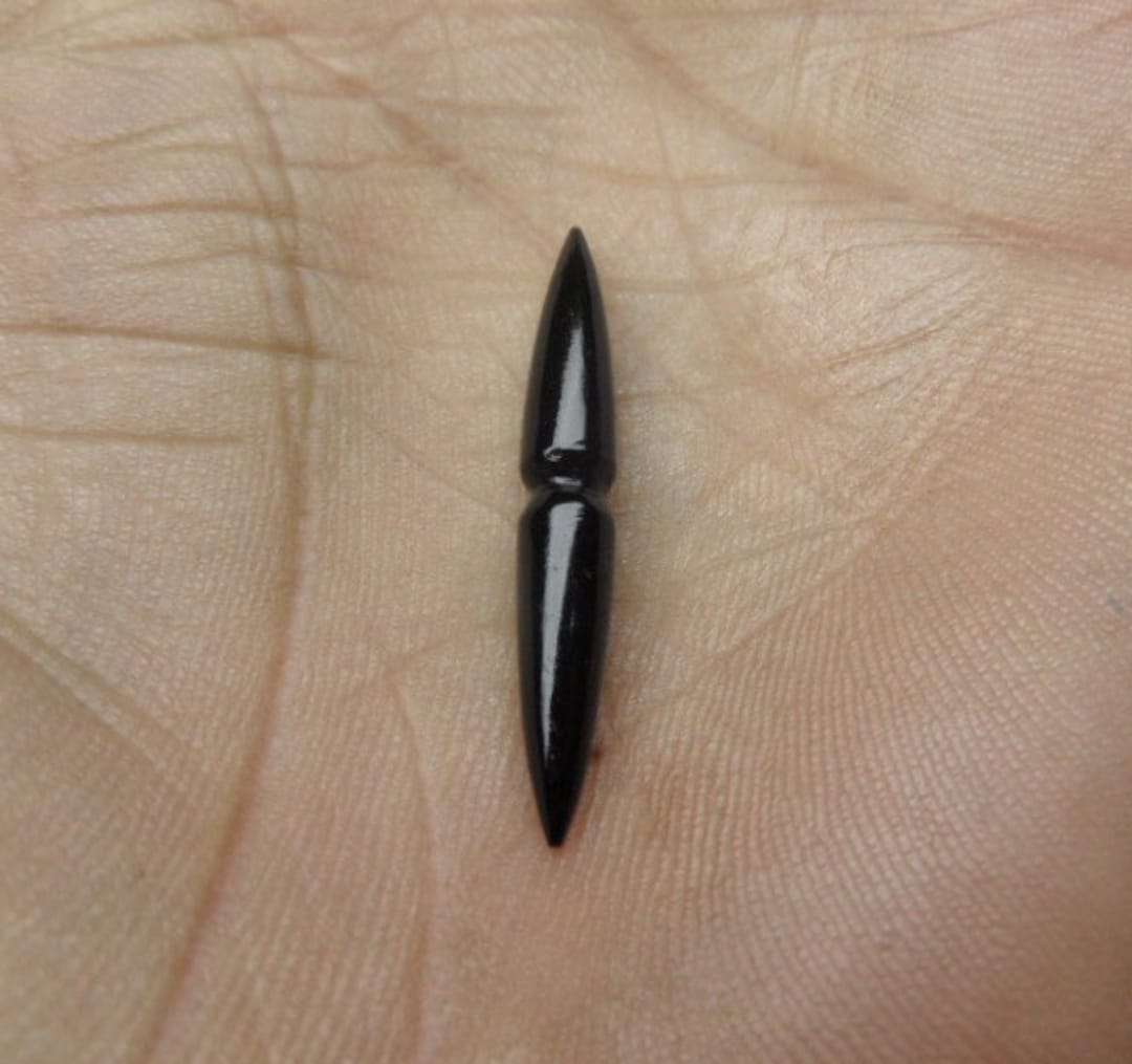 Black Onyx Stone, Bone Septum Tusk, Septum Pinchers & Spirals, Double ...