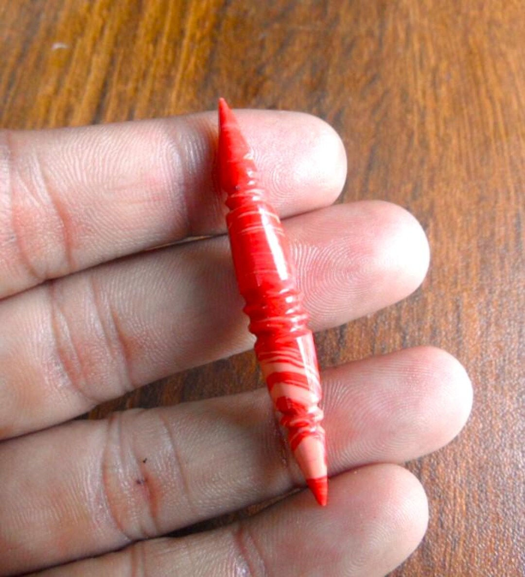 Red Malachite Crystal Septum Tusk Nose Tusk Handmade Nose Piercing ...