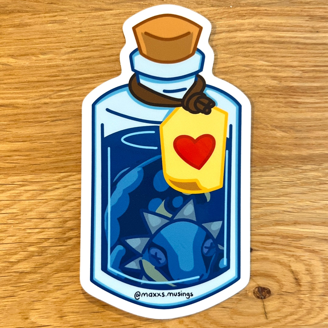 Hearty Elixir Sticker Legend of Zelda - Etsy
