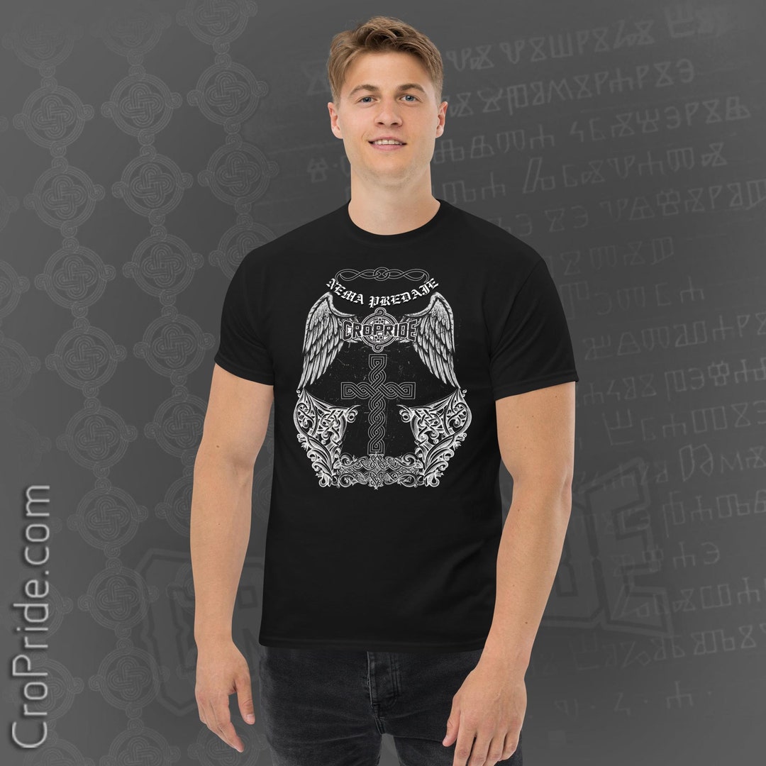 NEMA PREDAJE With Croatian Pleter Cross T-shirt Designed by - Etsy
