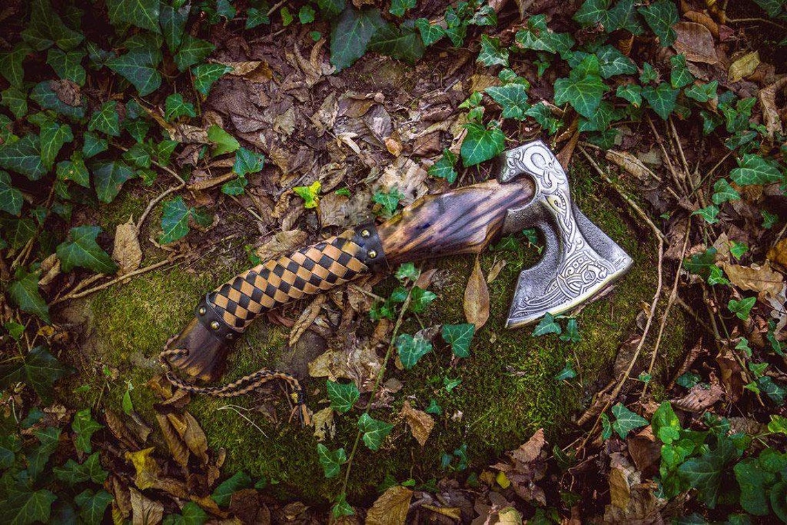 Unique Hand-forged Axe Artisan Craftsmanship, Perfect for Display & Use ...