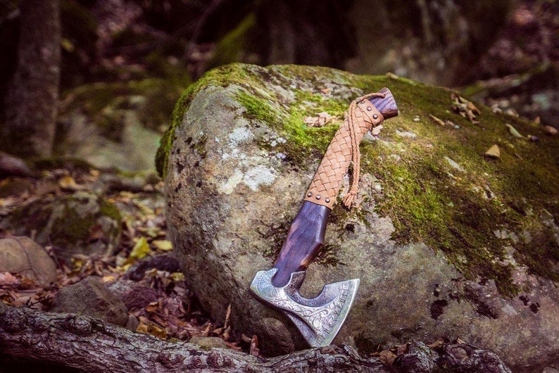 Unique Hand-forged Axe Artisan Craftsmanship, Perfect for Display & Use ...