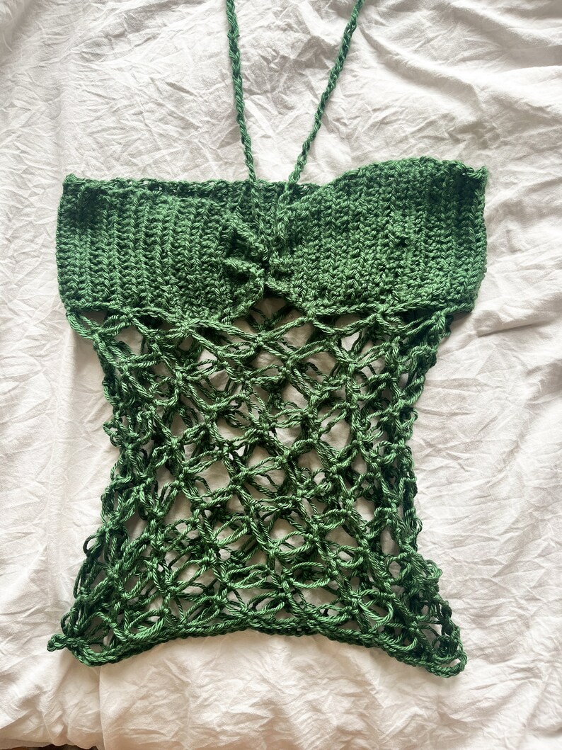 Lacey Halter Crochet Top (PATTERN Instant Download) Summer Crochet Top ...