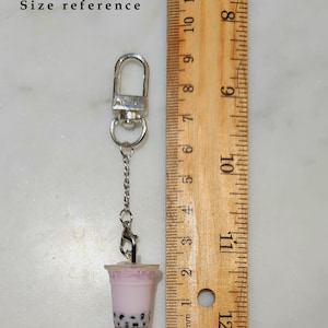 Boba Keychain | Mini Bubble Milk Tea Drink Keyring - Etsy Australia