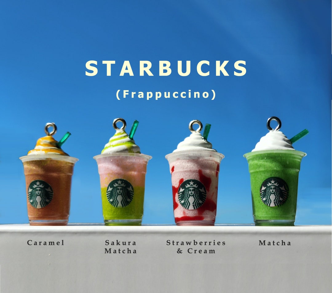Starbucks Frappuccino Keychain Mini Starbucks Frappe Coffee Drink ...