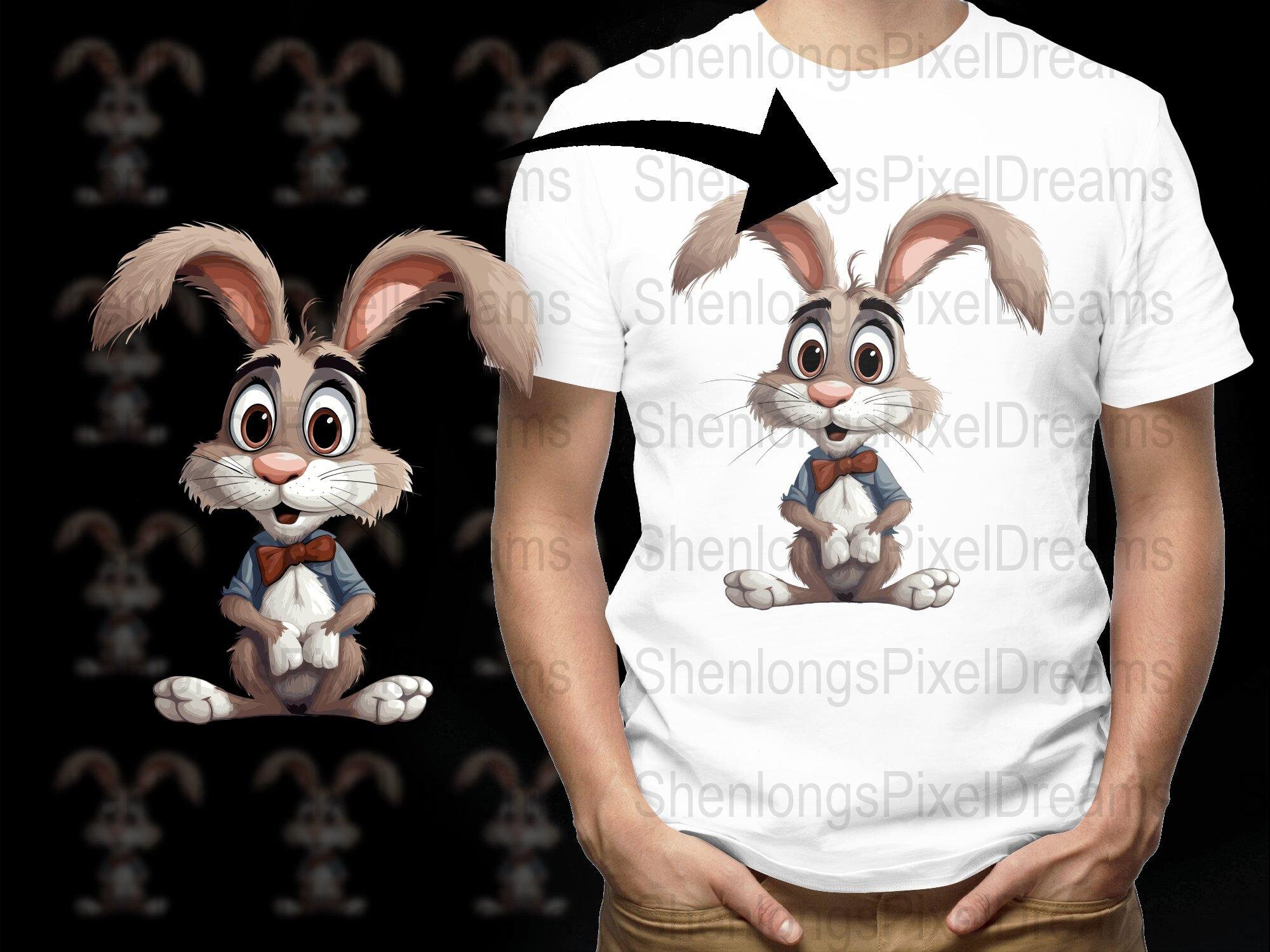 Cartoon Rabbit Svg Png Eps, Commercial Use, Clipart Vector Graphics for ...