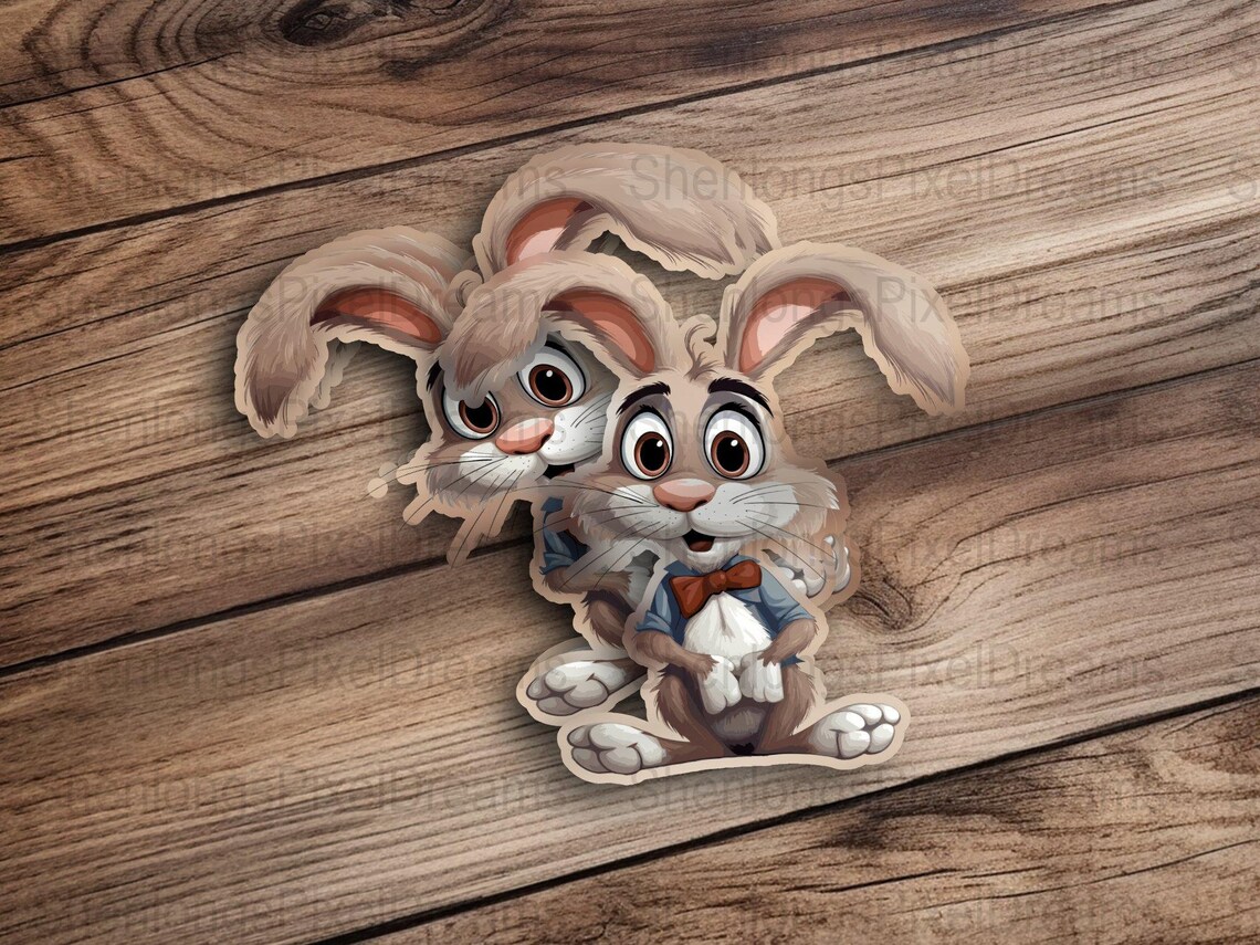 Cartoon Rabbit Svg Png Eps, Commercial Use, Clipart Vector Graphics for ...