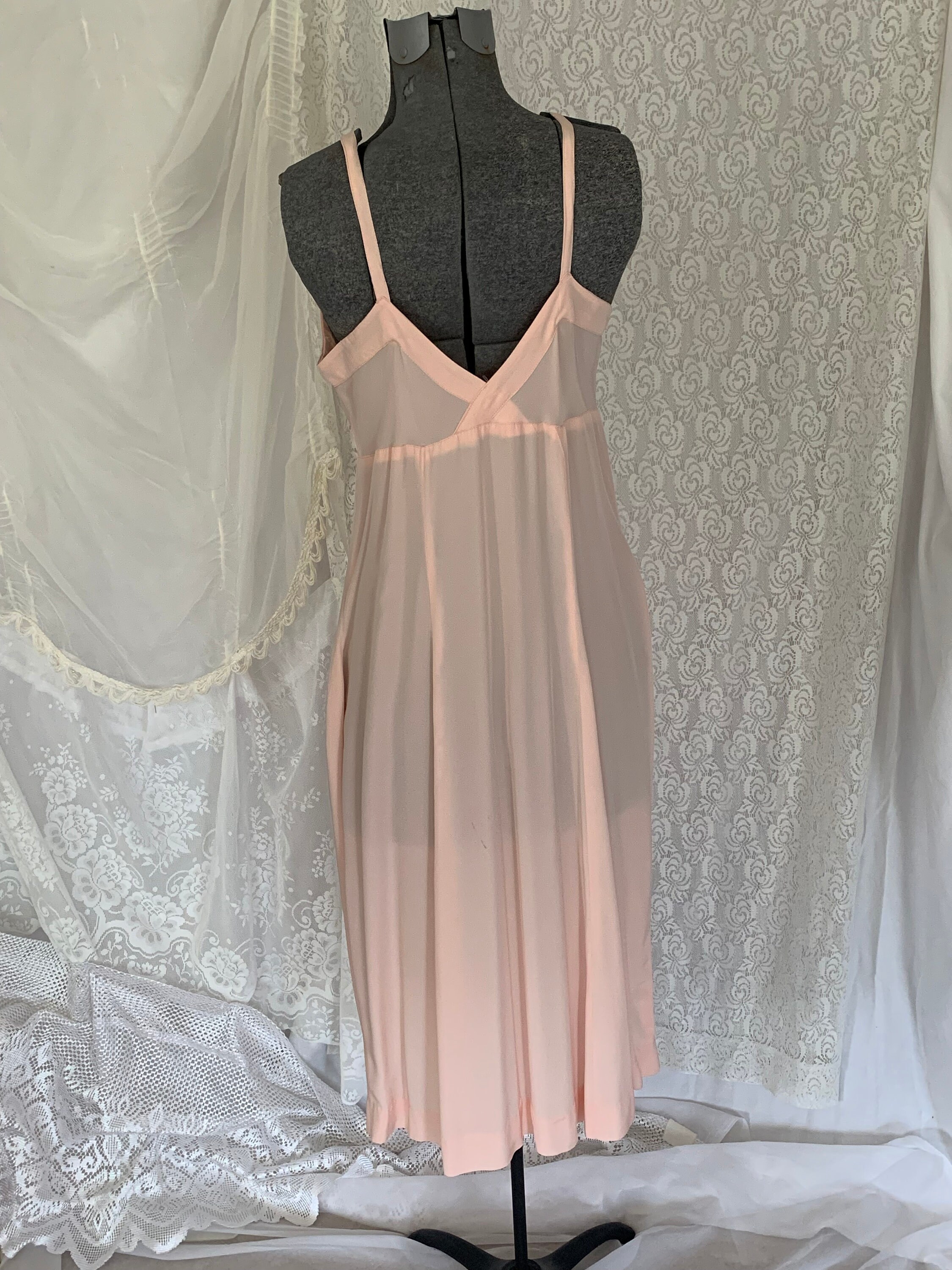 1940’s Pale Pink Slip/slip Dress - Etsy