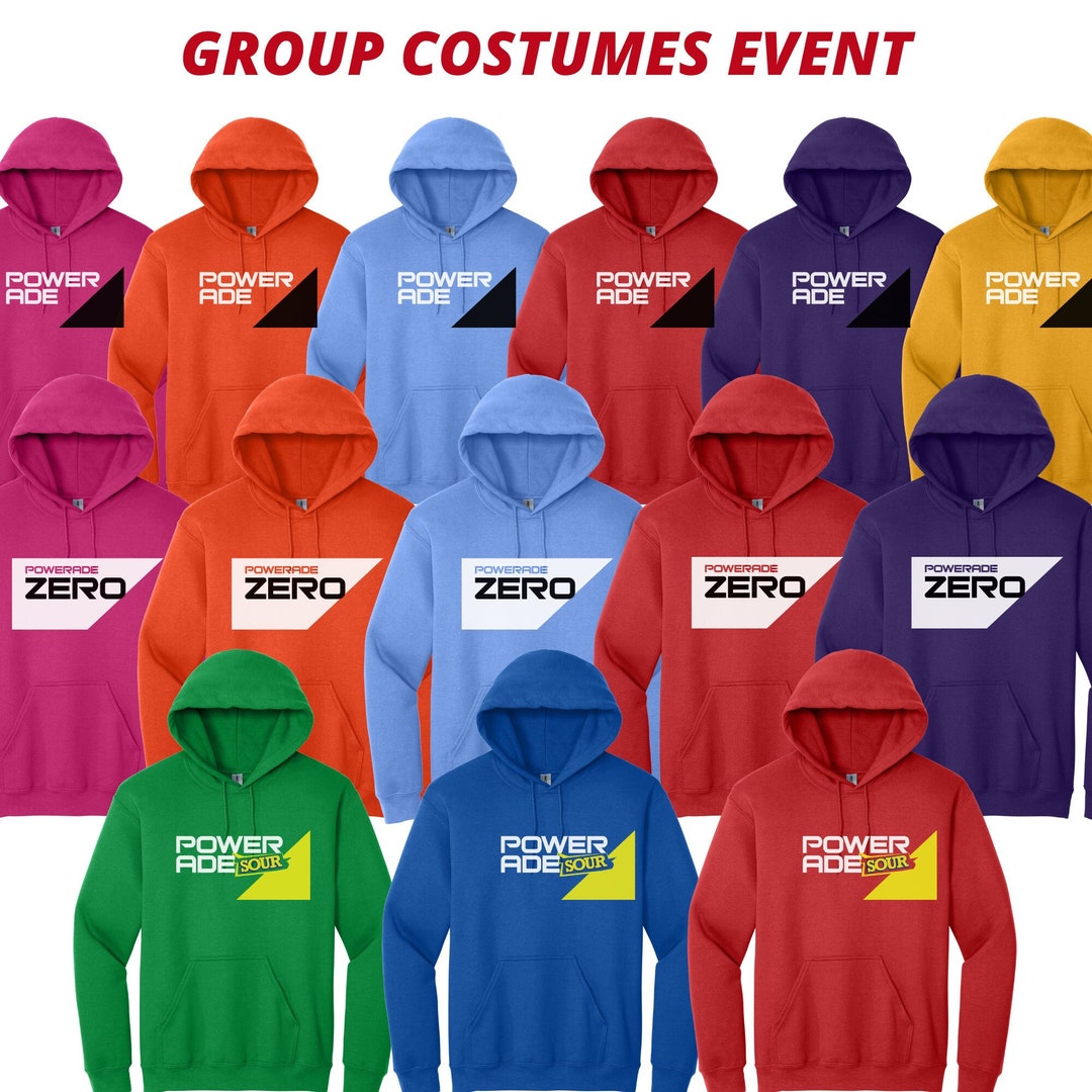 Powerade Hoodie Sweatshirt Energy Drink Hoodie Adult Halloween Costume ...