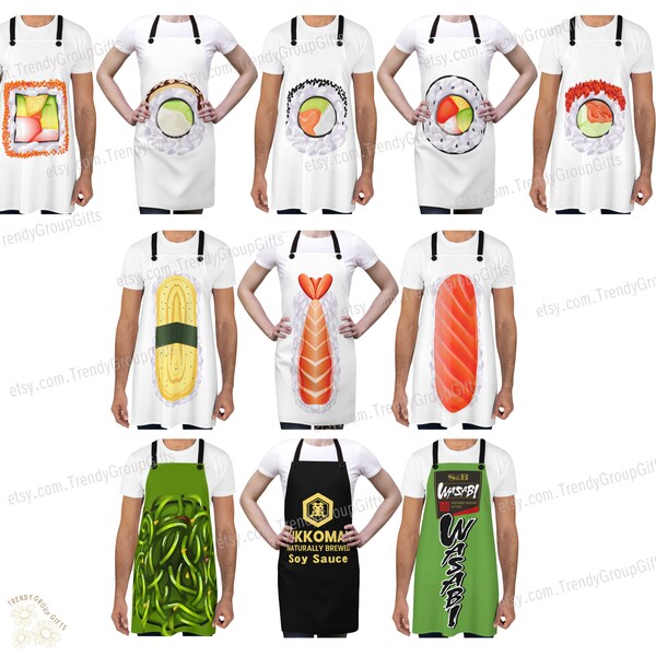 Sushi Aprons for Women - Etsy