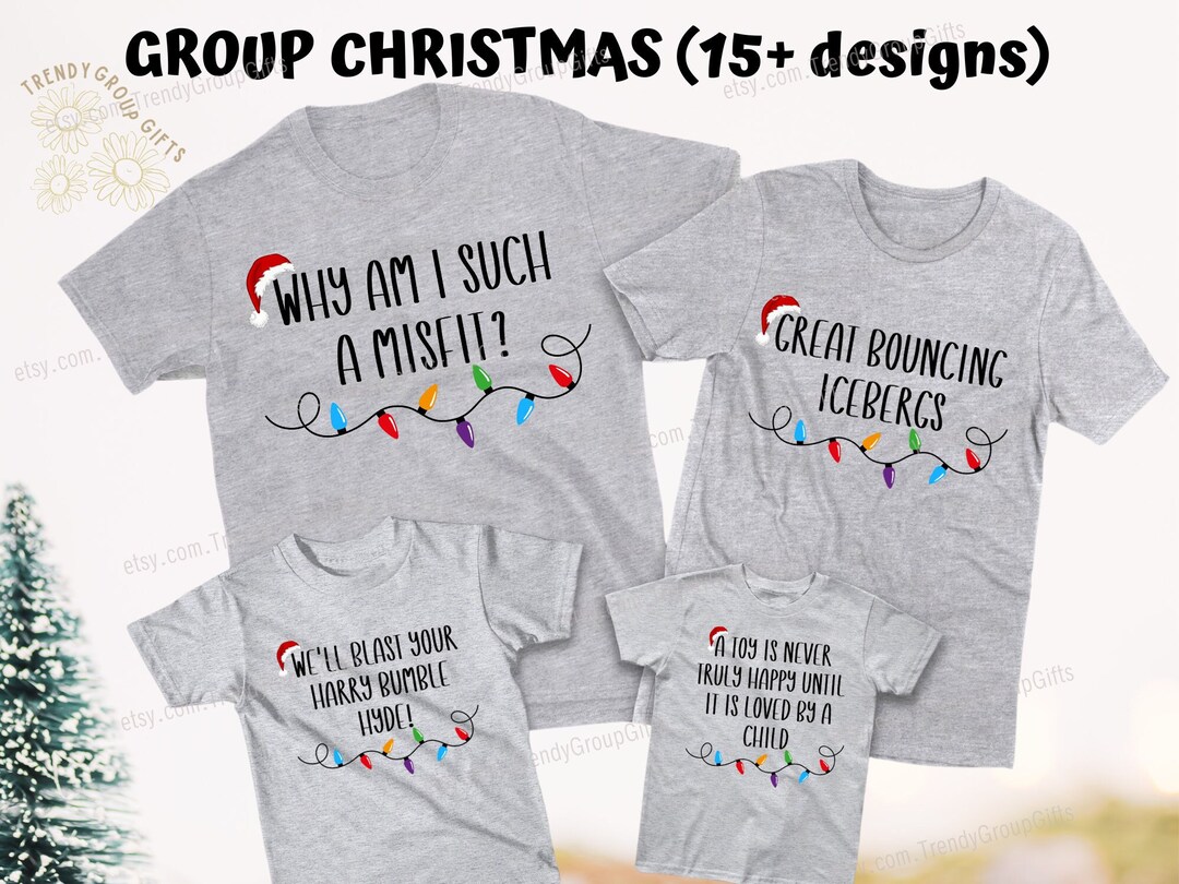 Rudolph the Red Nose Reindeer Shirts Family Christmas Shirts Rudolph ...
