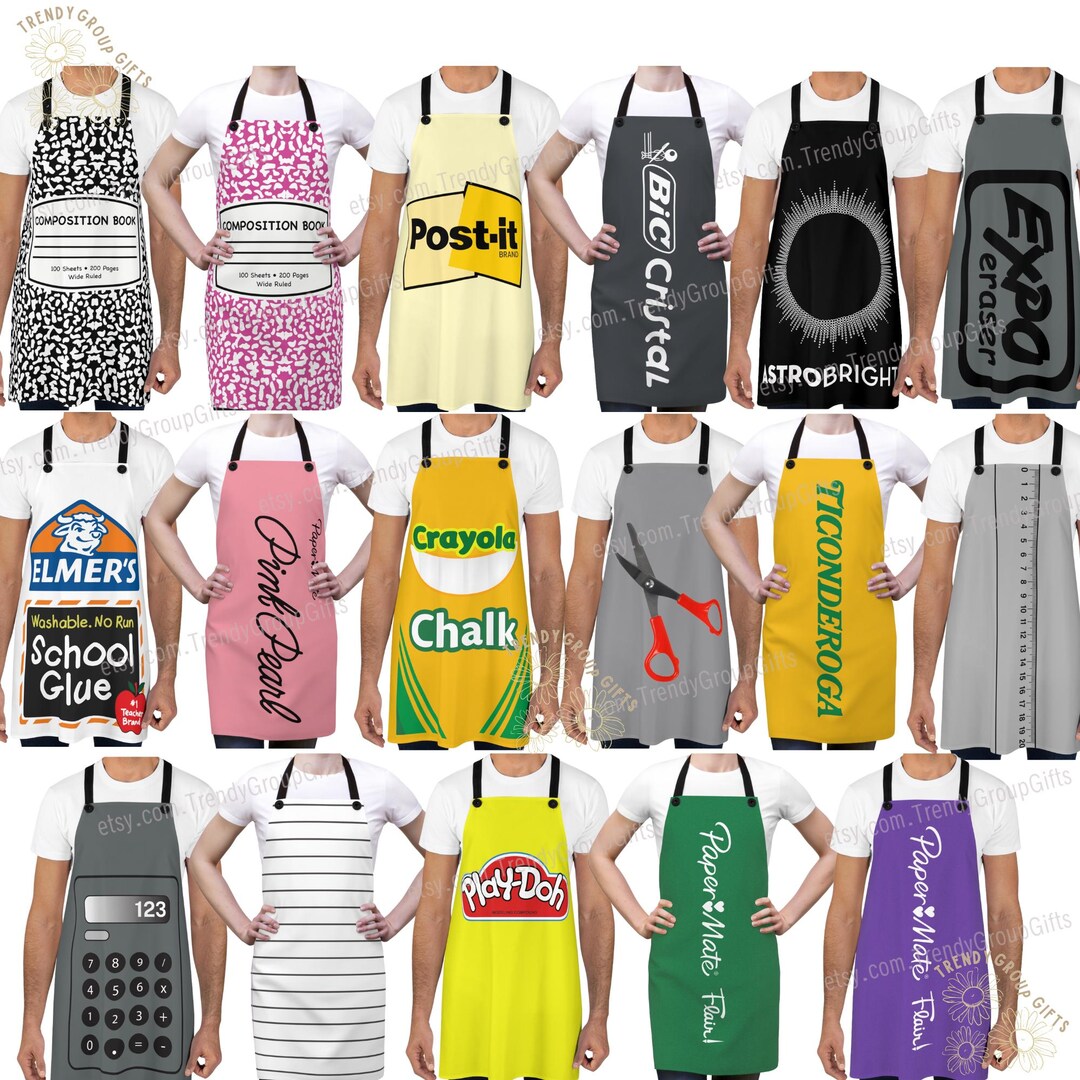 School Supplies Holiday Costumes Group Holiday Teacher Costume Apron ...