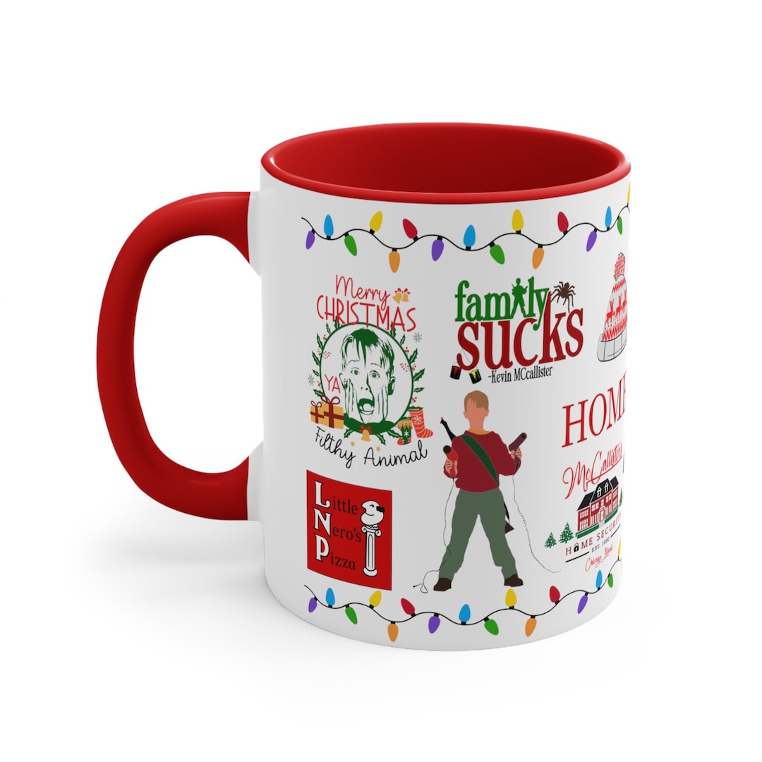 Home Alon Mug Christmas Movie Mug Funny Kevin Mug Unique Holiday Gift ...