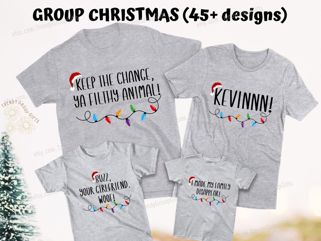 Home Alon Movie Shirt Family Home Alon Christmas Shirts Movie Quote ...