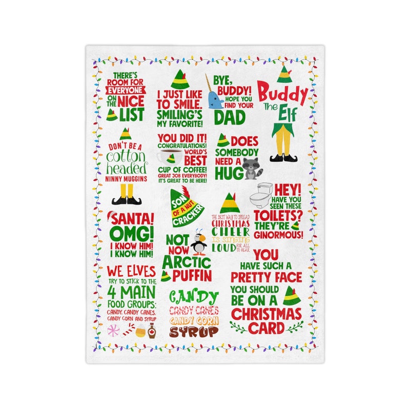 Elf the Movie Blankets - Etsy