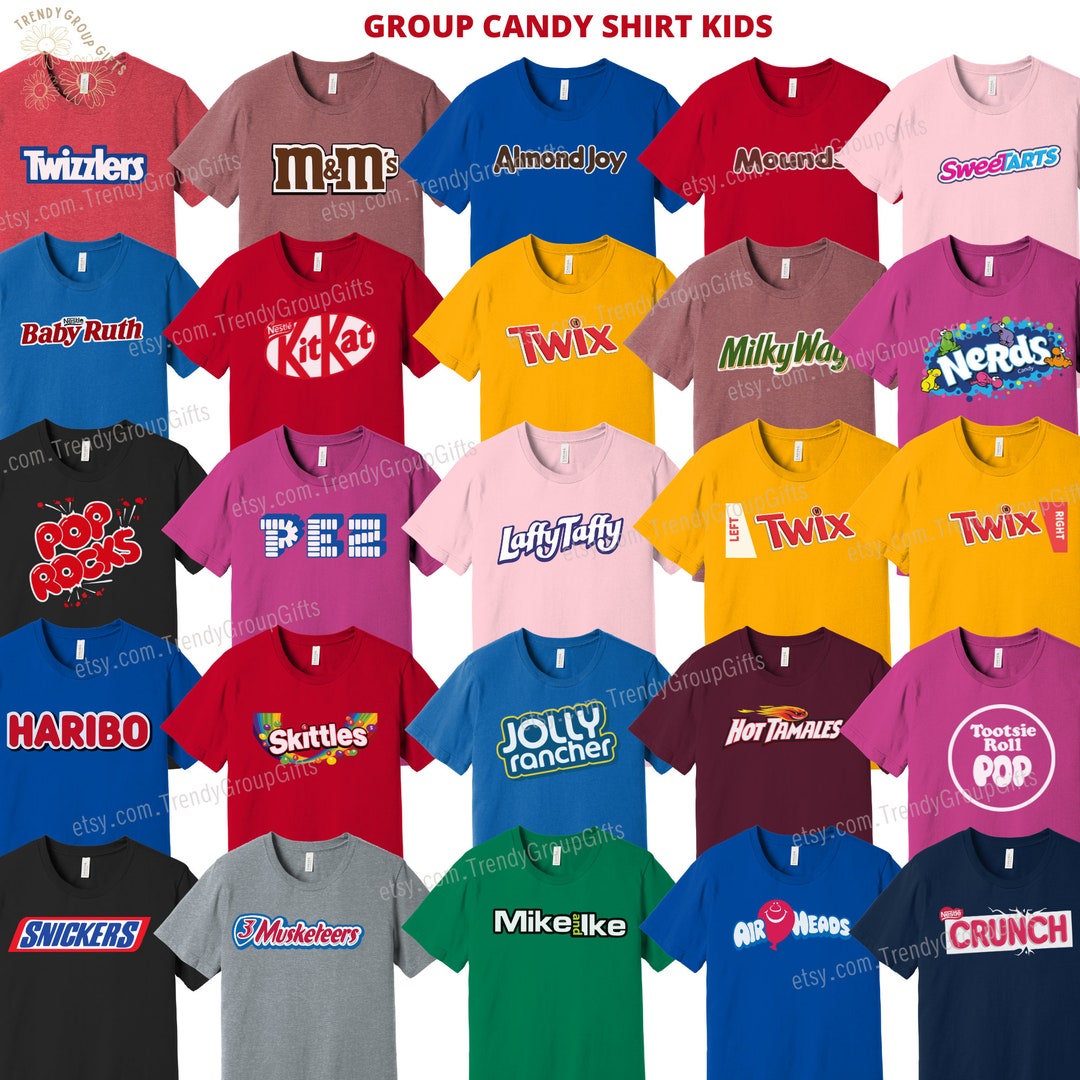 Youth Group Candy Shirts Halloween Costume Shirts for Friends Family ...